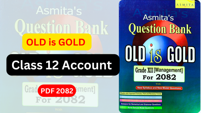 NEB Class 12 Account Model Questions 2081-2082 Solution